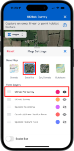 The UKHab Survey App #2 – Completing a full survey – Knowledgebase