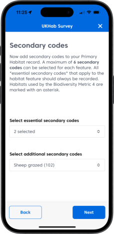 The UKHab Survey App #2 – Completing a full survey – Knowledgebase